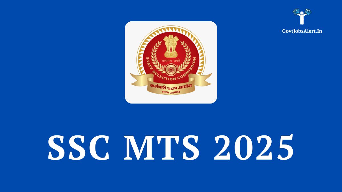 SSC MTS 2025 Notification Out: Apply Online for 1075+ Posts, Check ...